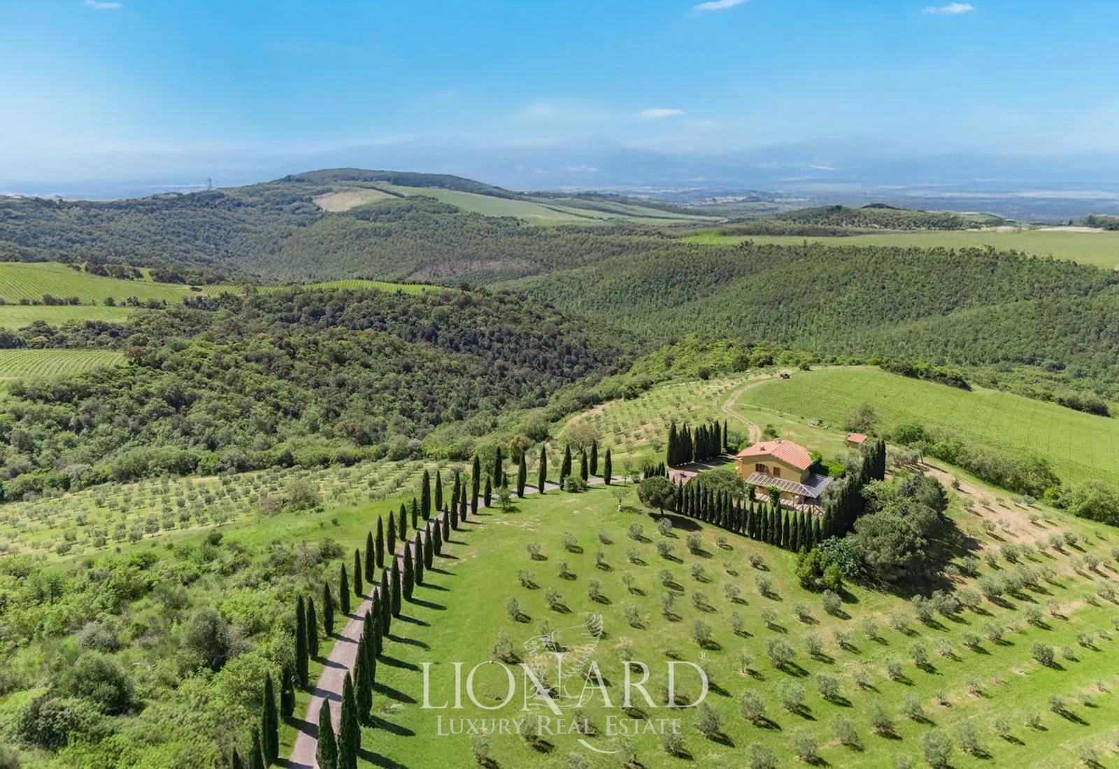 Tenuta Panoramica Con Vigneti E Incredibile Vista Mare In Maremma | Lionard