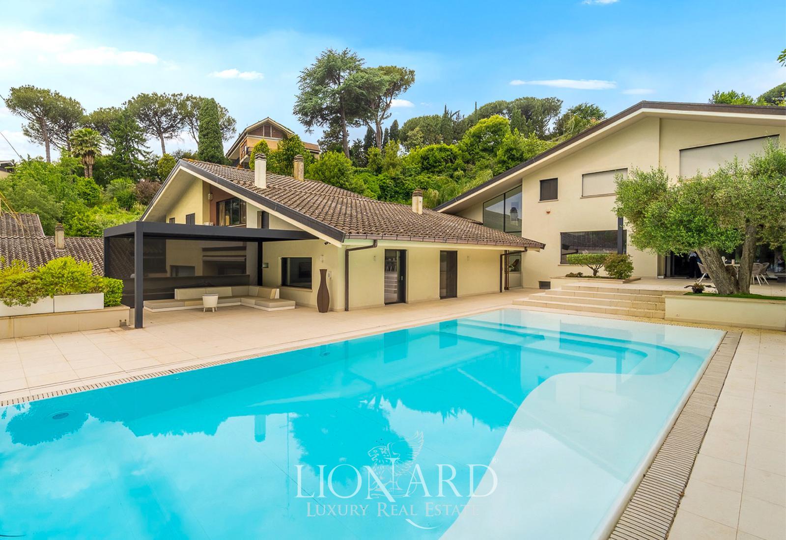 Prestigiosa Villa Contemporanea Con Piscina In Vendita A Roma | Lionard
